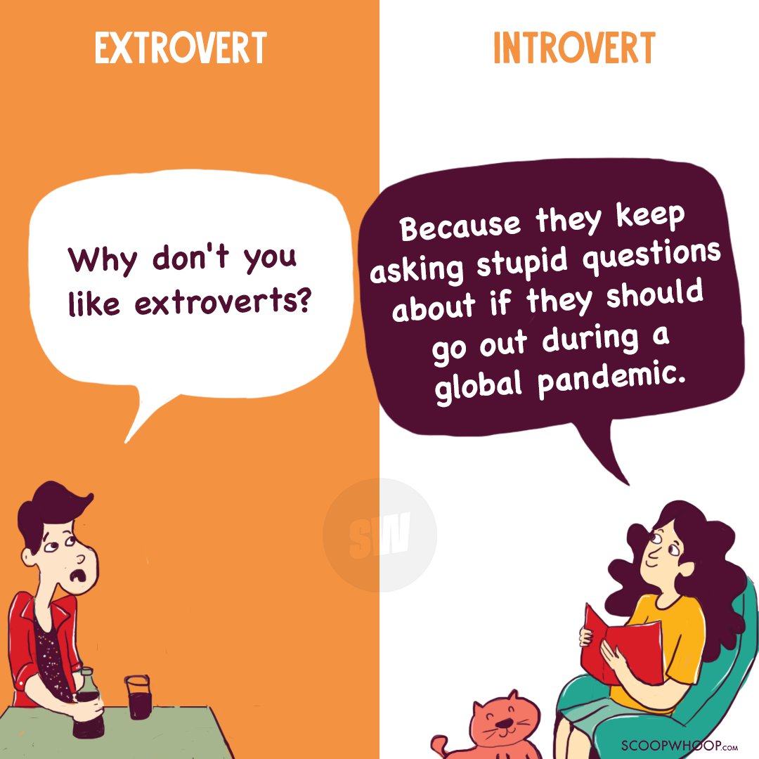 Here's How Extroverts & Introverts Are Living During The Lockdown Here's How Extroverts & Introverts Are Living During The Lockdown